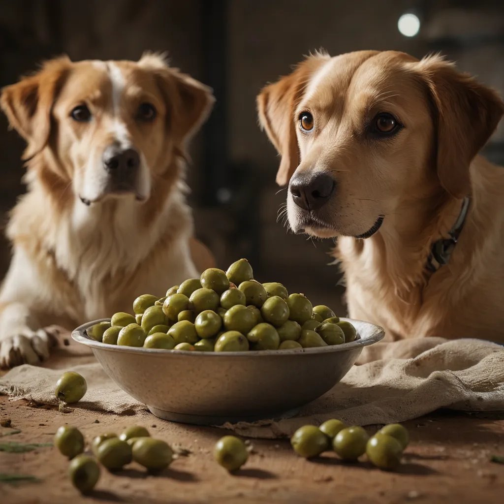 Can Dogs Safely Enjoy Green Olives?