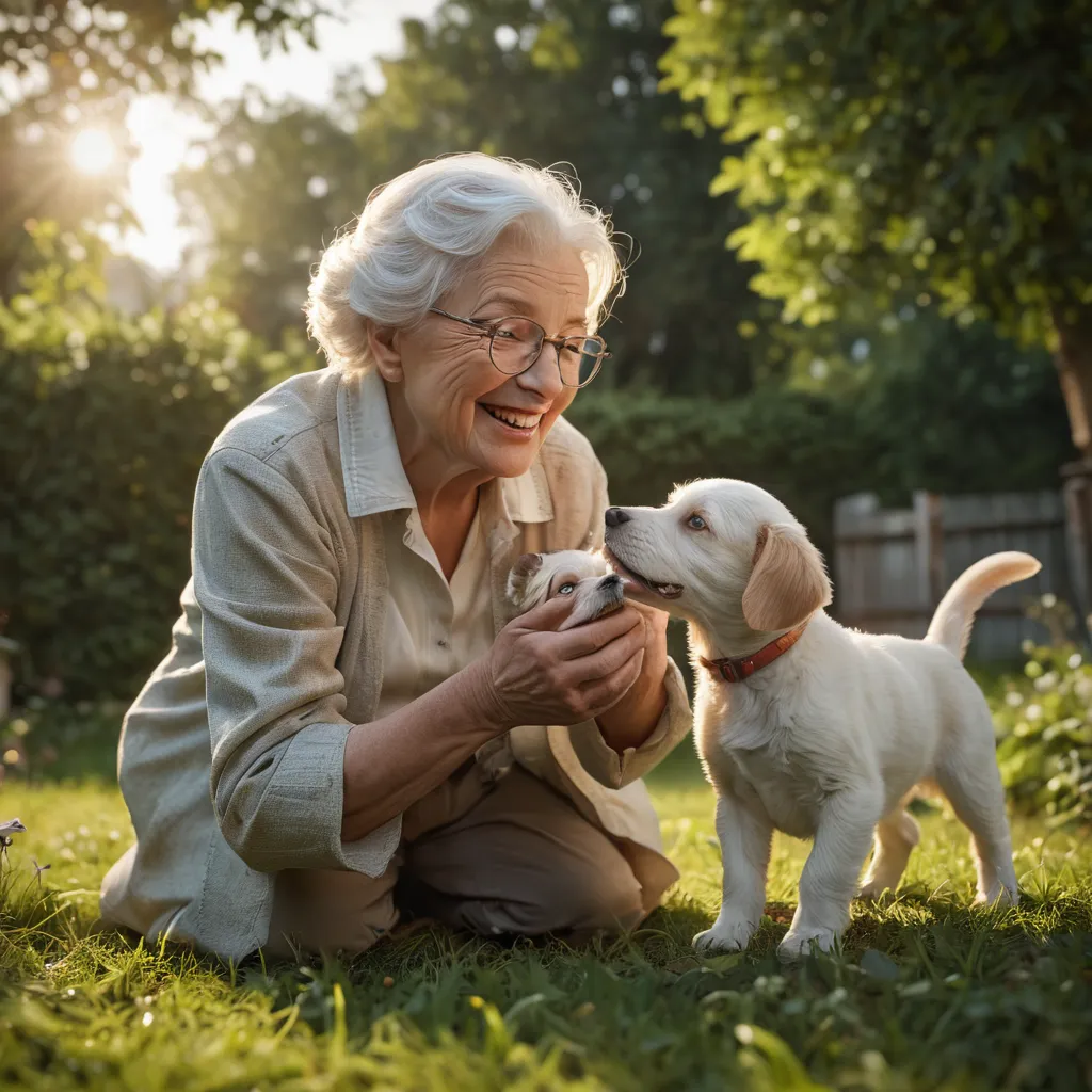 Enhancing Elderly Lives Through Puppy Companionship