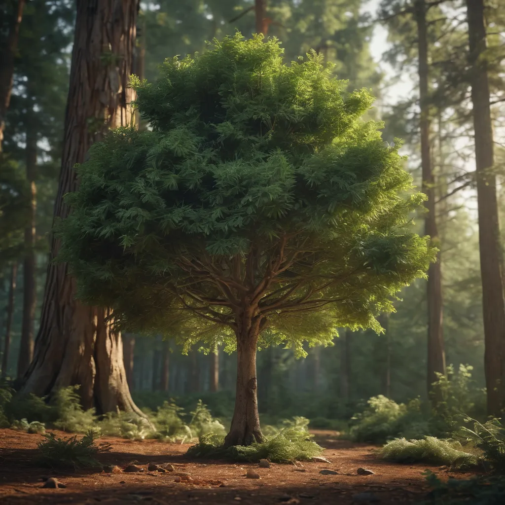 Exploring the Growth Dynamics of the Junior Giant Thuja Tree